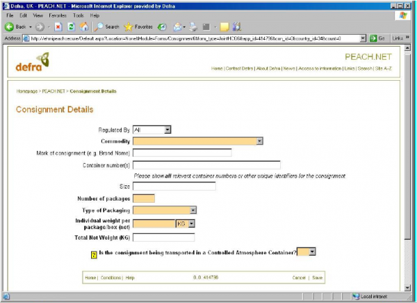 PEACH User Guide - UK Plant Health Information Portal