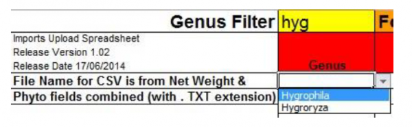 PEACH Imported Plant Material Spreadsheet Instructions - UK Plant ...