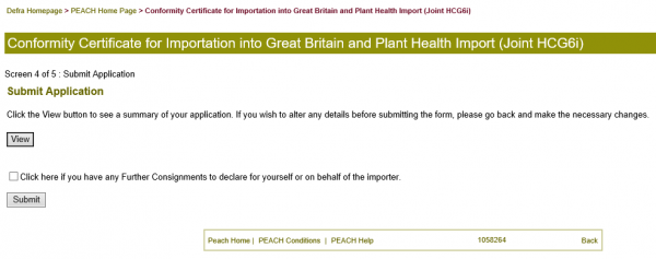 PEACH User Guide - UK Plant Health Information Portal