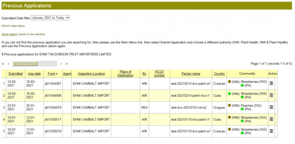 PEACH User Guide - UK Plant Health Information Portal