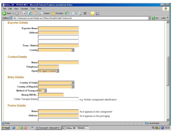 PEACH User Guide - UK Plant Health Information Portal